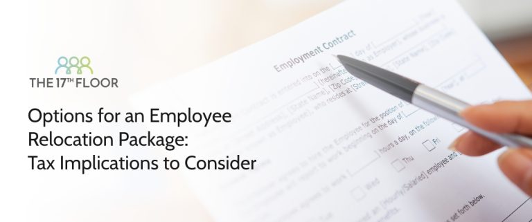 Options for an Employee Relocation Package: Tax Implications to ...